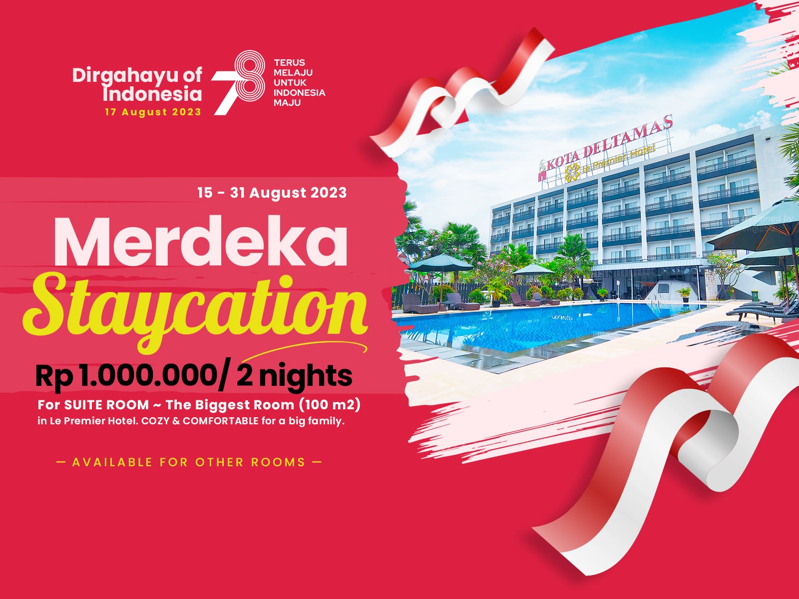 MERDEKA DARI RUTINITAS! HEMAT BESAR DENGAN SUITE ROOM PROMO RP 1 JUTA ...